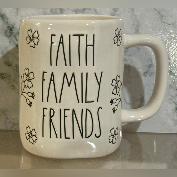 Rae Dunn | Dining | Rae Dunn Faith Family Friends Ceramic Mug | Poshmark